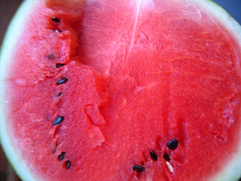 La pastèque vous fait caca rouge